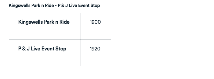 View a map of Kingswells park and ride
