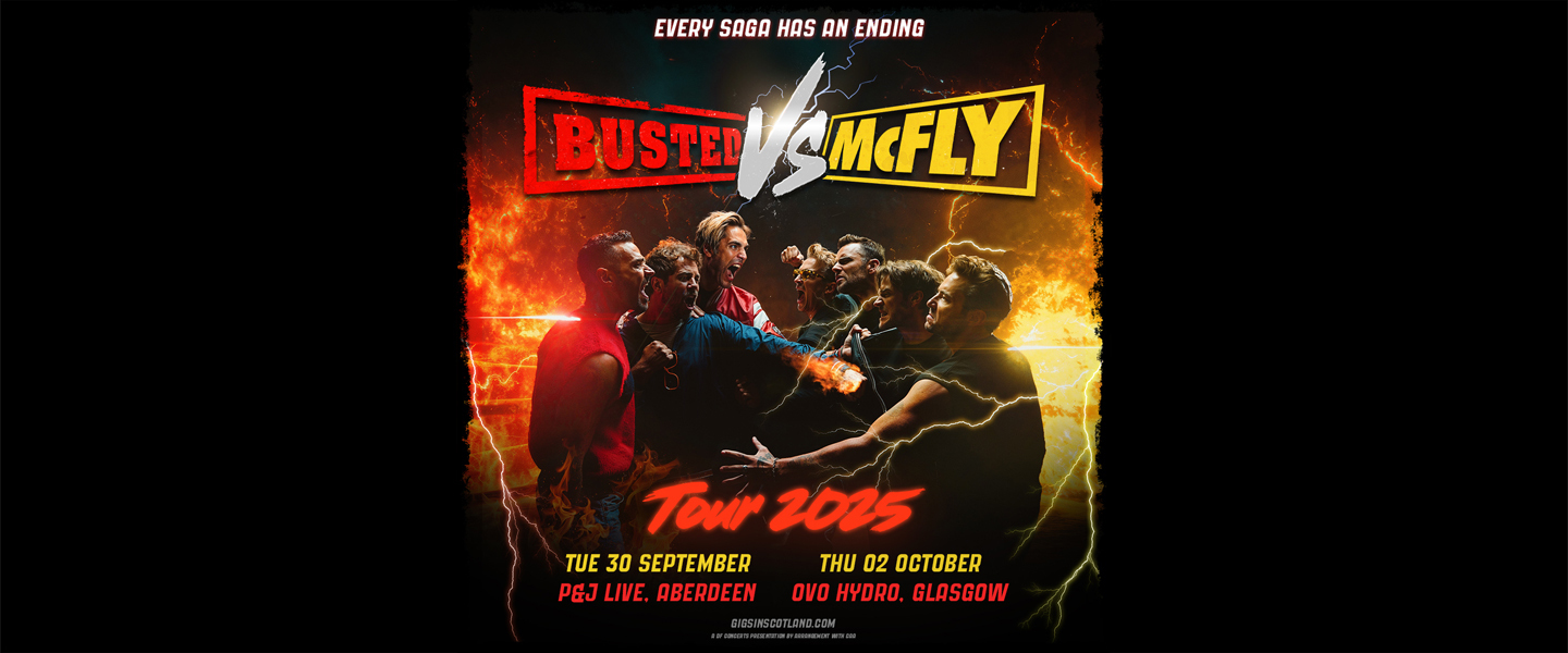 P&J Live – Busted Vs McFly Tour 2025